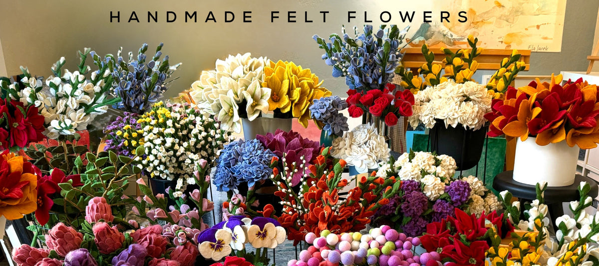 Felt Flowers – Humble Hilo | Creating a Common Thread