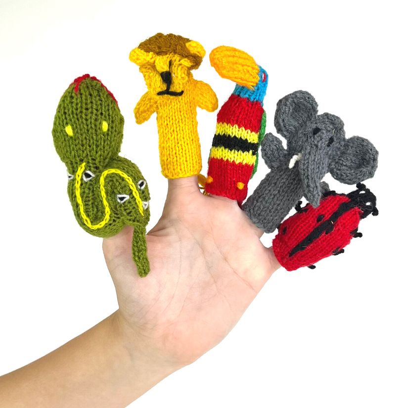 Free Knitting Patterns Finger Puppets